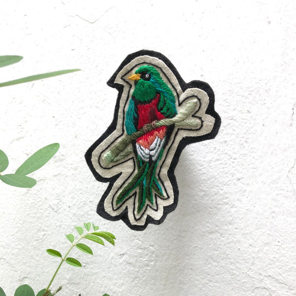 Resplendent Quetzal Patch - Kakaw Designs